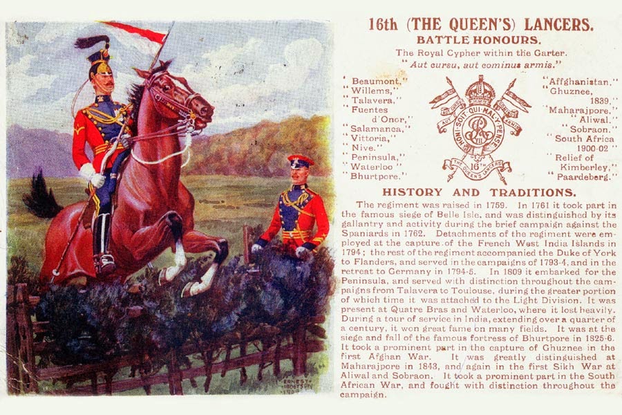 Army Service Numbers 1881-1918: 16th Lancers - PoWs 1914