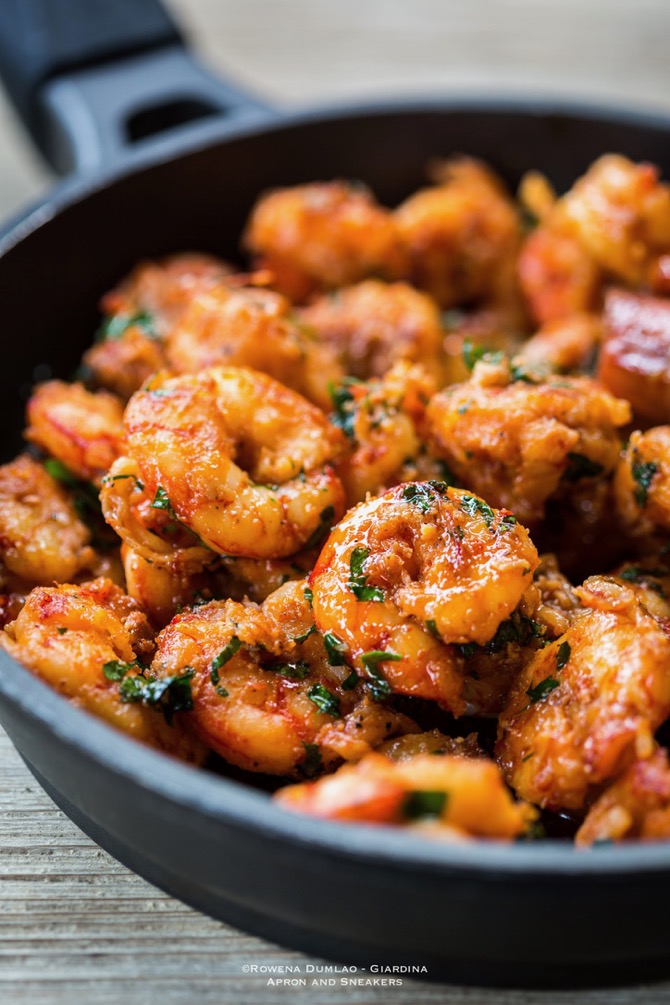 Halabos na Hipon (Filipino Sautèed Shrimp)