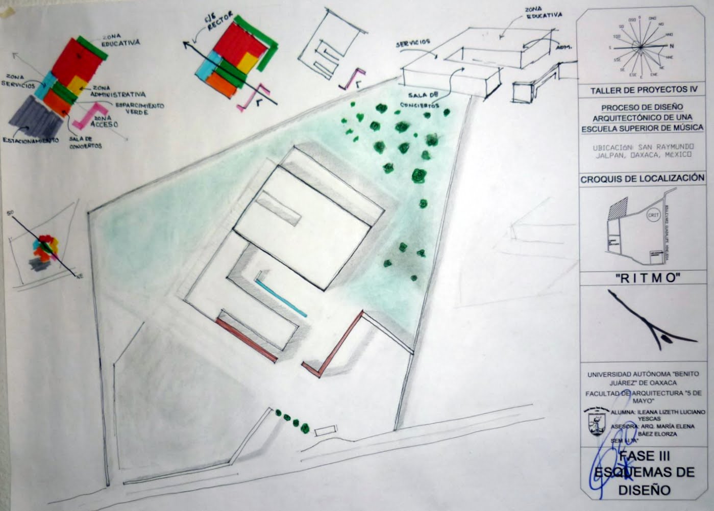FASES DE DISEÑO: Planta Arquitectónica de Conjunto