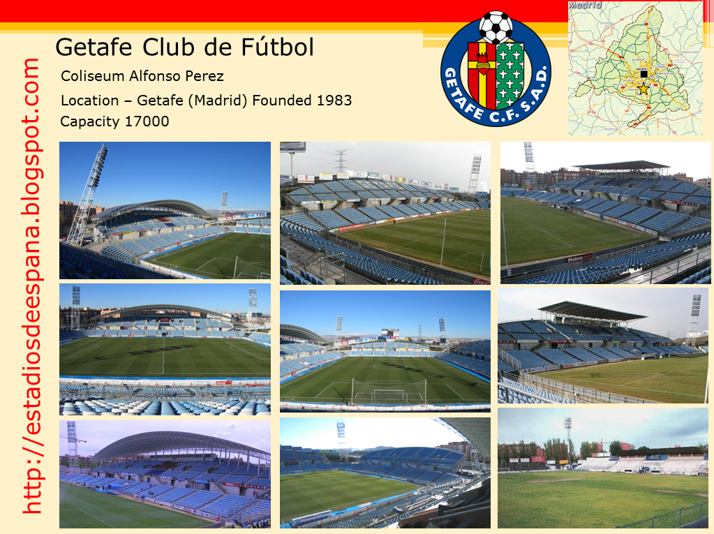 Estadios de Fútbol en España: Getafe - Coliseum Alfonso Pérez