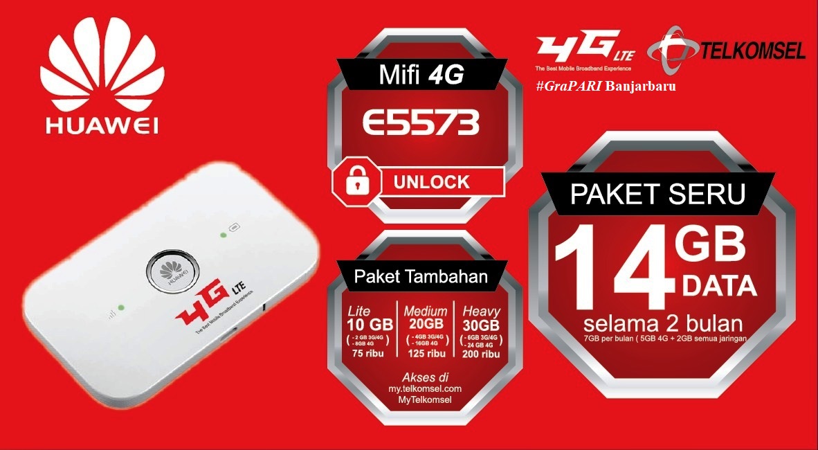 Dapatkan Modem MIFI Telkomsel gratis Kuota 14GB selama 2 bulan ...