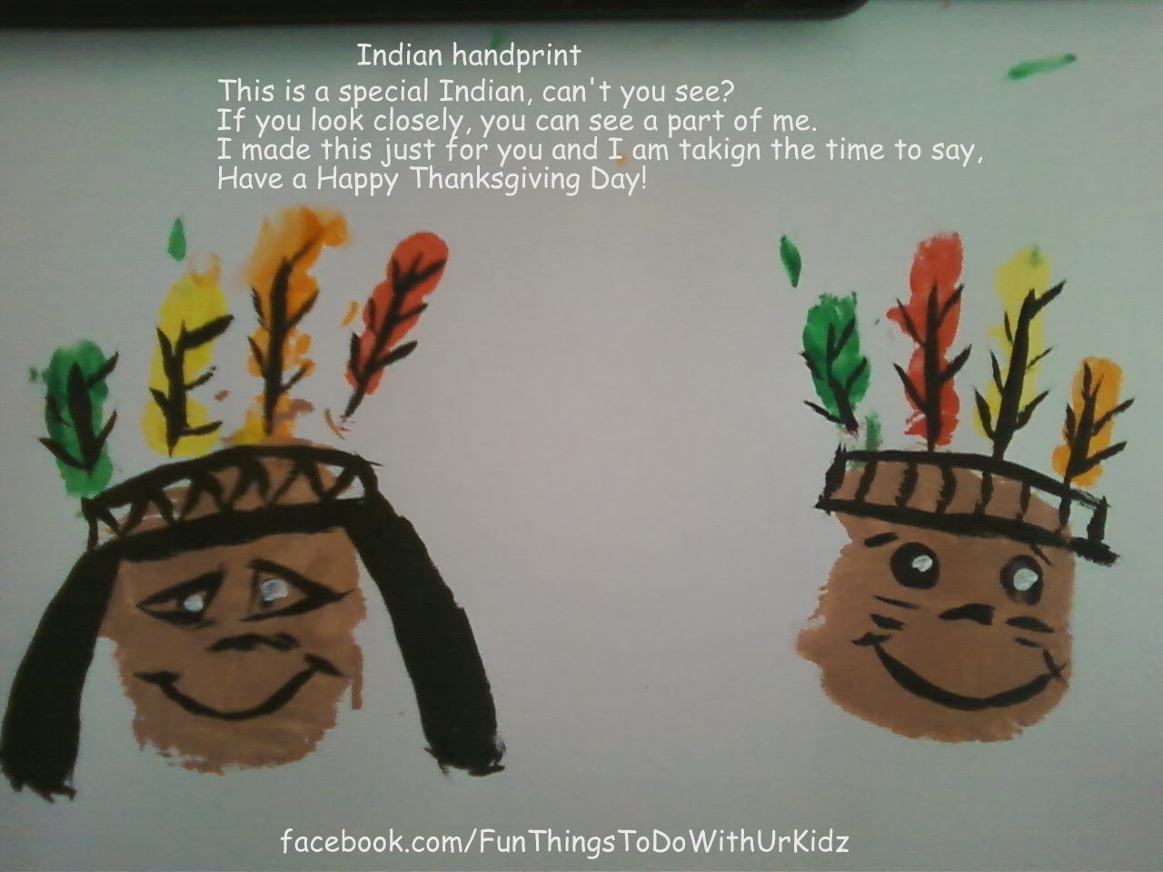 Handprint Indian