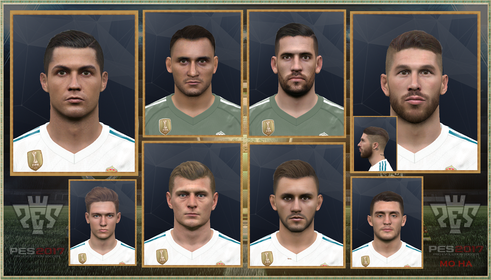Faces by Mo Ha: PES 2017 Face Fix Only