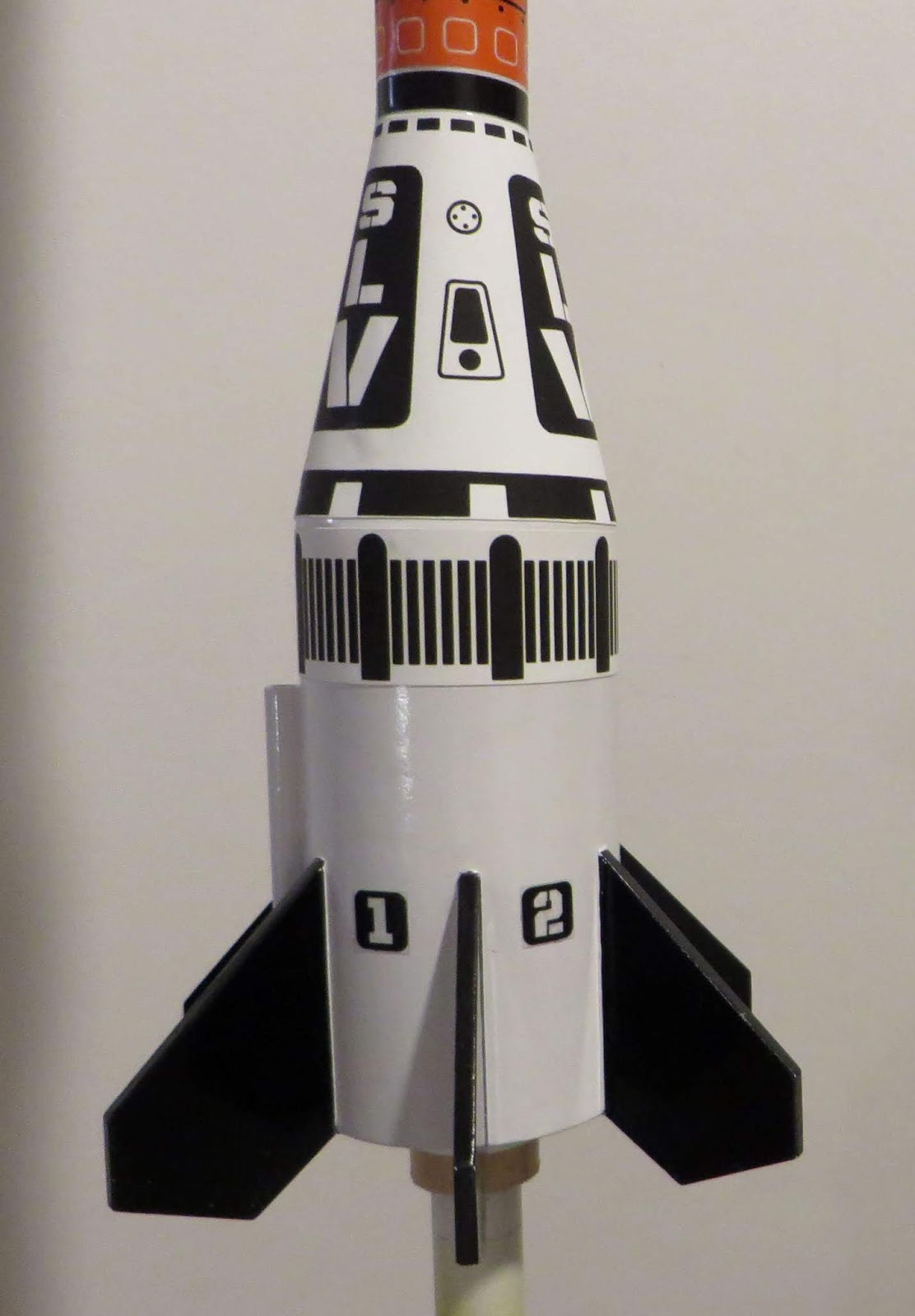 Model Rocket Building: Custom SLV Build #10044, Finished