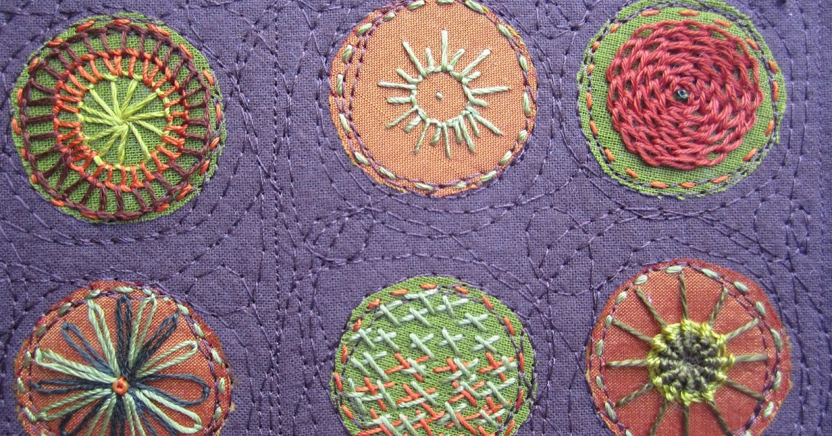 Louise Watson - Textile Artist: Going in circles!