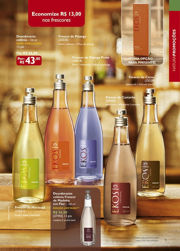 Cantinho Natura: Promoção - Linha Ekos, Cíclo 14