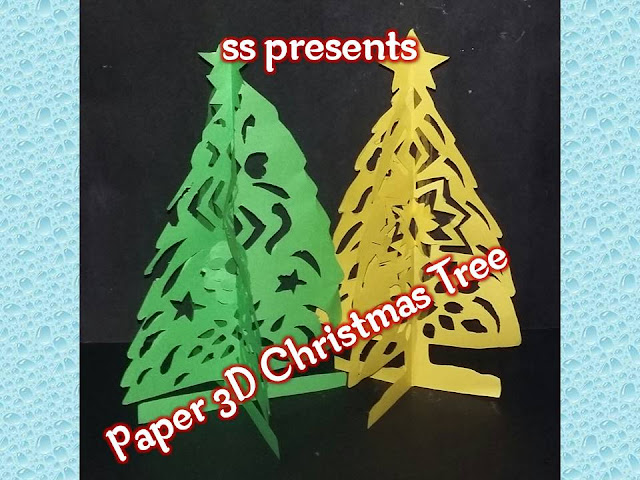 Paper 3d christmas tree | SSARTSCRAFTS