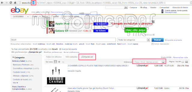MIS POTINGADAS y más: Como comprar | Ebay