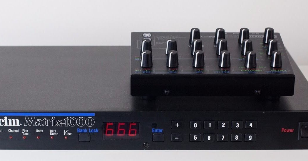 MATRIXSYNTH: Oberheim Matrix 1000 + Stereoping CE-1 Controller