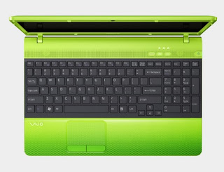 WORLD OF TECHNOLOGY: sony vaio green laptops