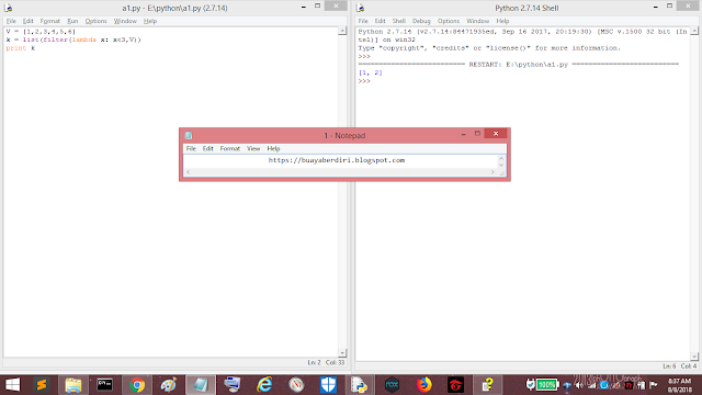 29.Belajar Bersama Python | Filter() Python