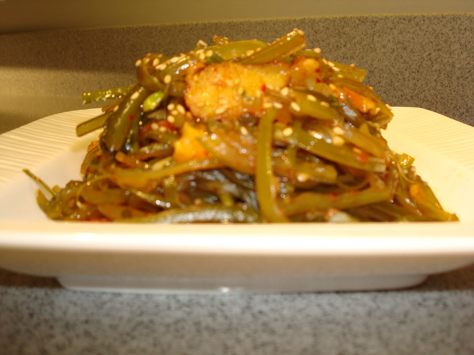 Stir-Fried Seaweed Stem