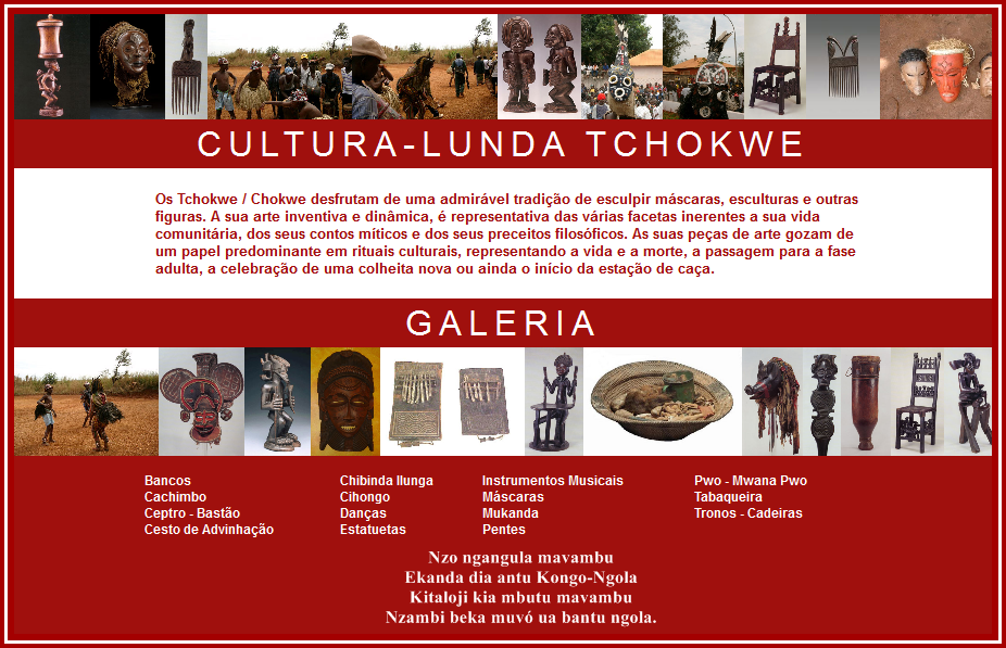 NZILA KONGO: CULTURA-LUNDA TCHOKWE