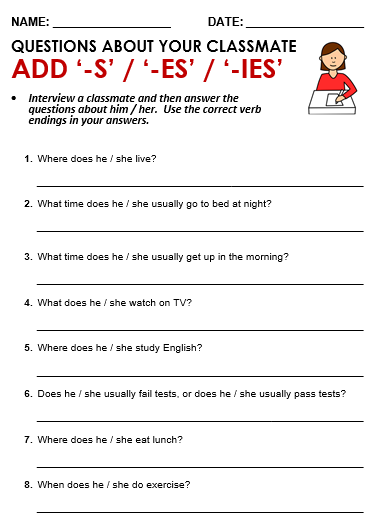 Welcome to the English Blog: 4th grade (homework)