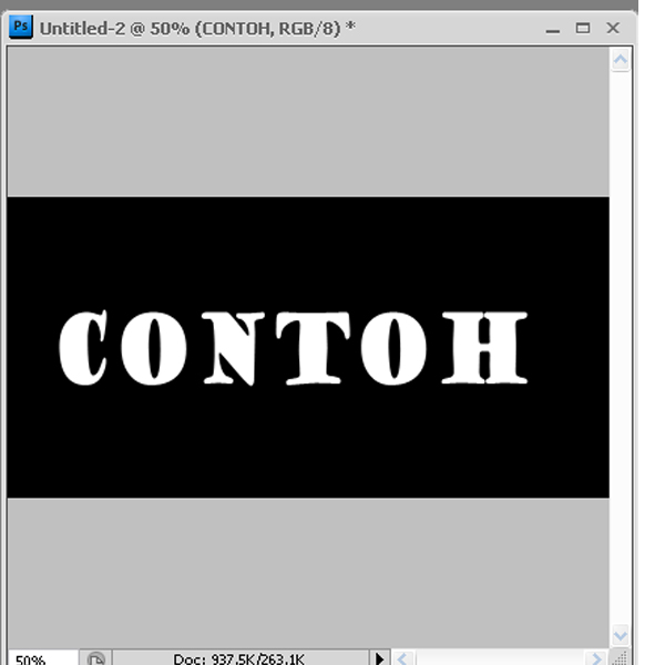 Ilmu Bersama: Membuat Tulisan "API" pada Adobe Photoshop