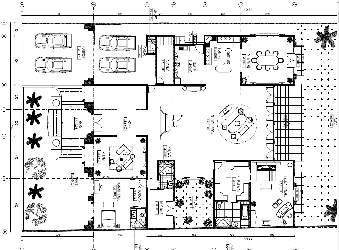 Gambar Kerja Layout Siteplan Denah Bangunan Pabrik Keperluan IMB ...