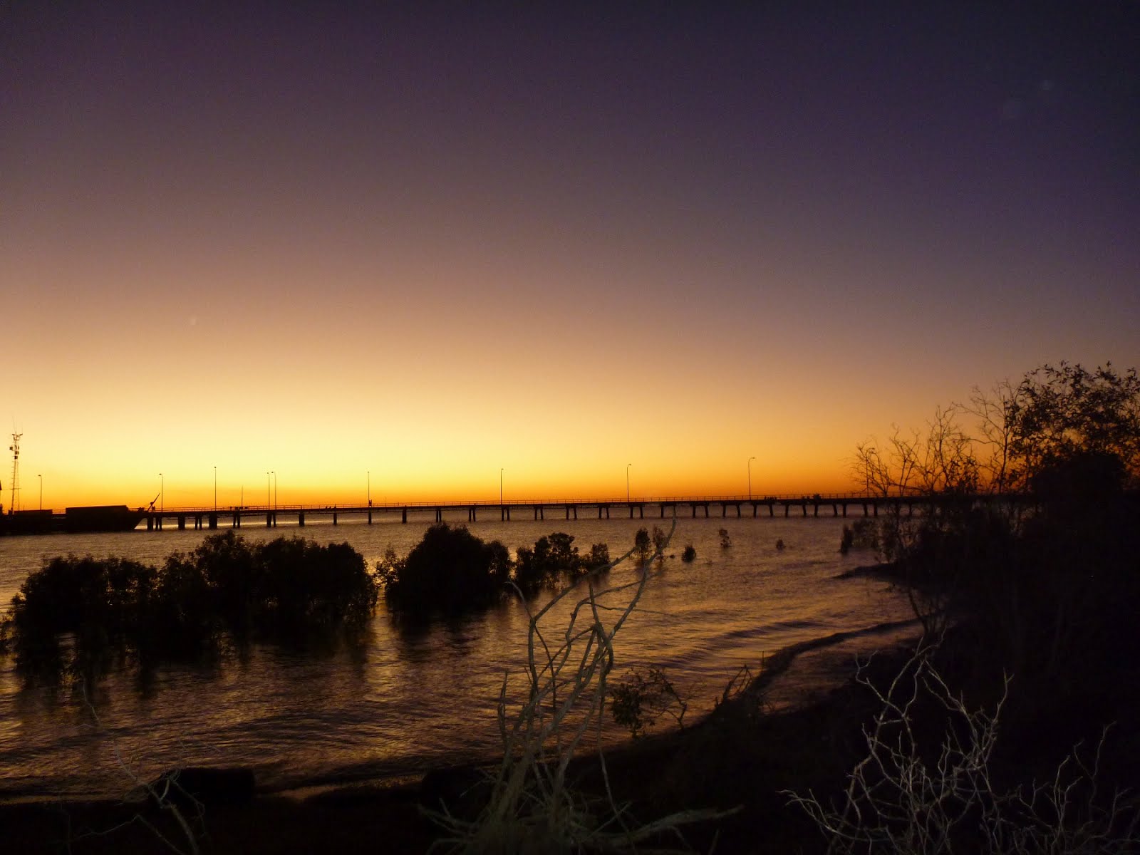 Just Keep on travelling: Derby jetty at sunset