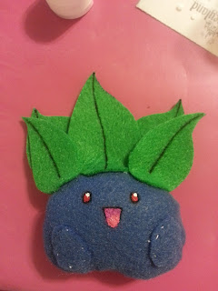 Crafting, Reviews, and Lifestyle!: Oddish Plushies! $1 Craft