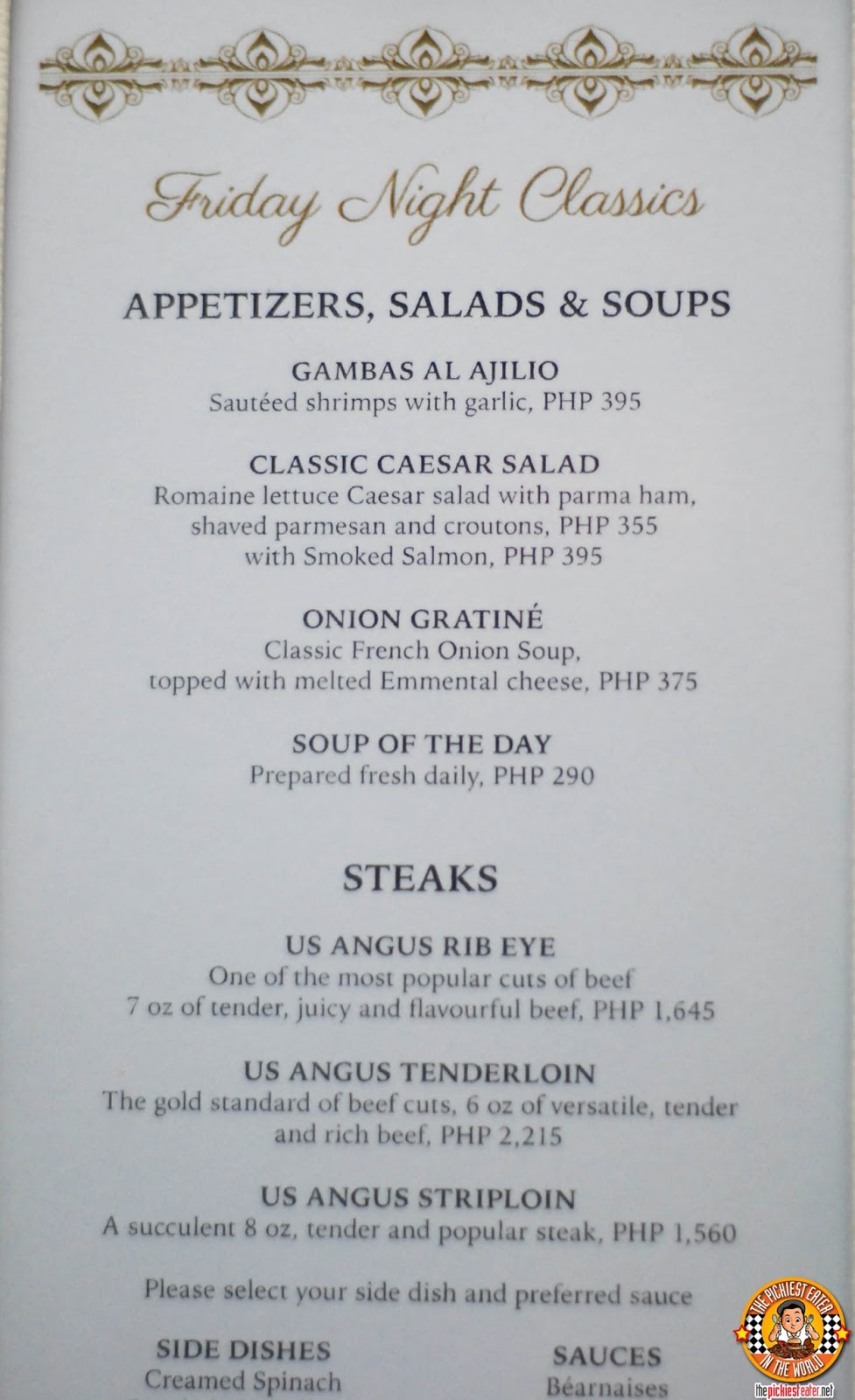 THE PICKIEST EATER IN THE WORLD: NOSTALGIA DINING LOUNGE: FRIDAY NIGHT ...