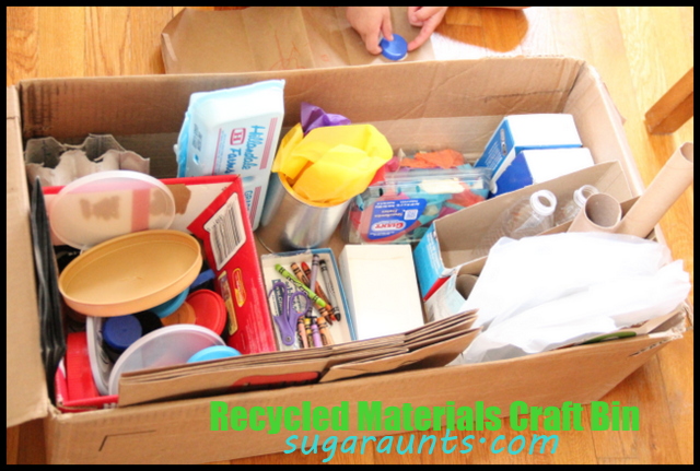 How to Create a Recycled-materials Craft Bin - The OT Toolbox