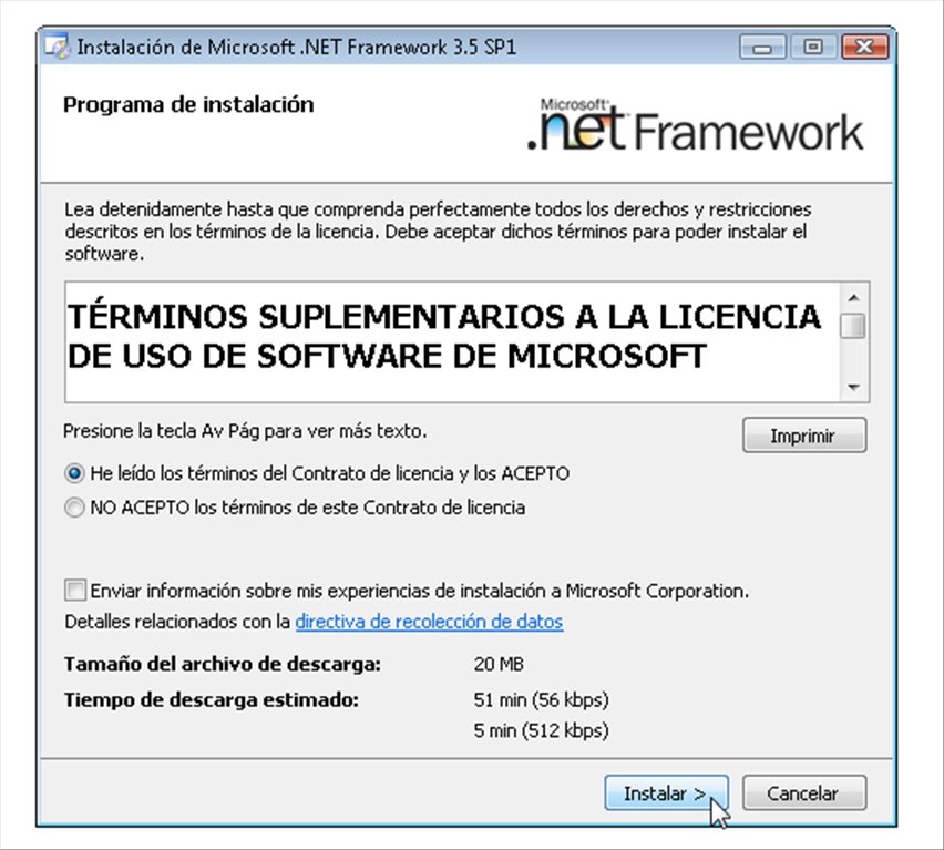 .NET Framework 3.5 SP1