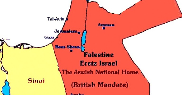 YJ Draiman Articles: The borders for the Jewish Homeland in Palestine ...