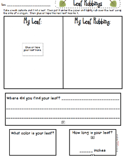 Kindergarten Boom Boom: Plants Freebie