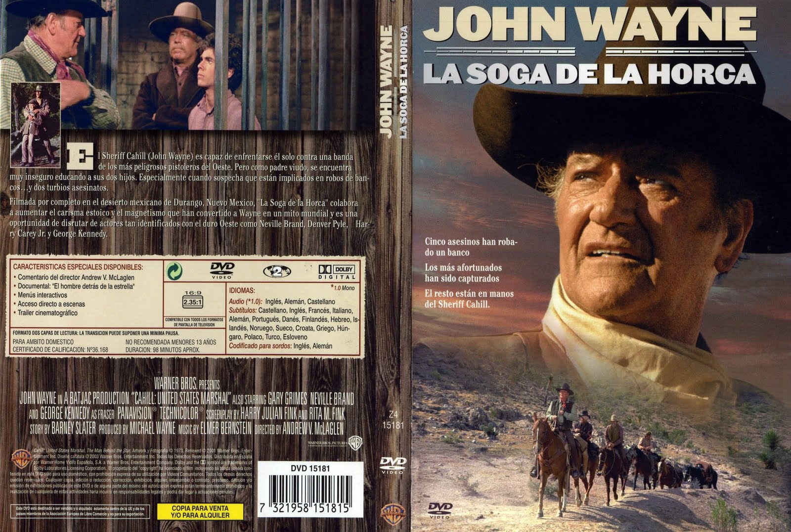 Online John Wayne 1973 - Cahill U.S. Marshal -Dvdrip - Movies Pro ...
