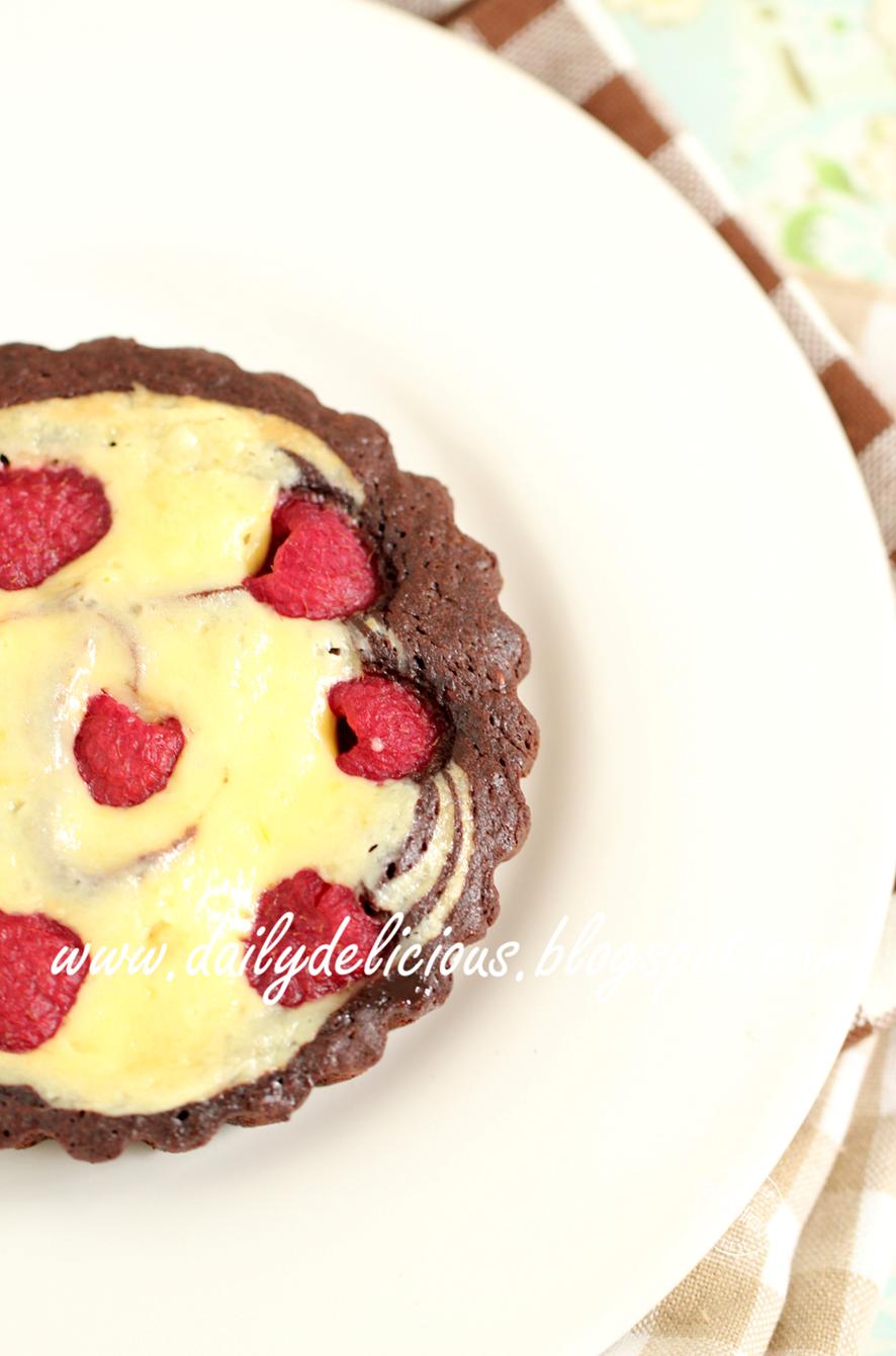 dailydelicious thai: Raspberry chocolate and mascarpone tart: Chocolaty ...