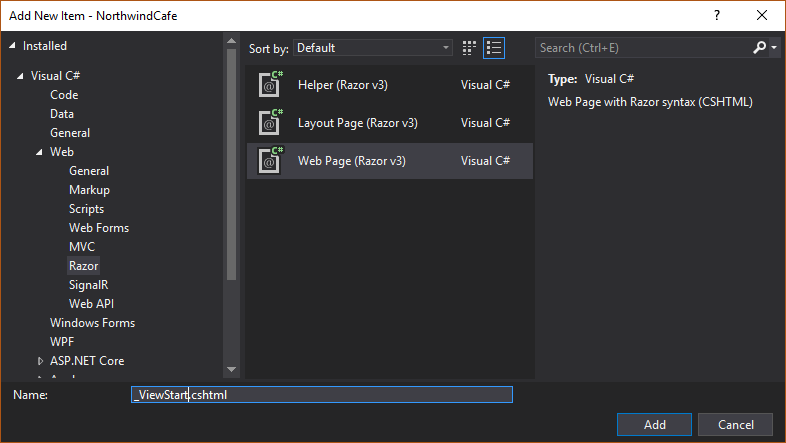 Tech Junkie Blog Real World Tutorials Happy Coding End To End Asp Mvc Viewstart