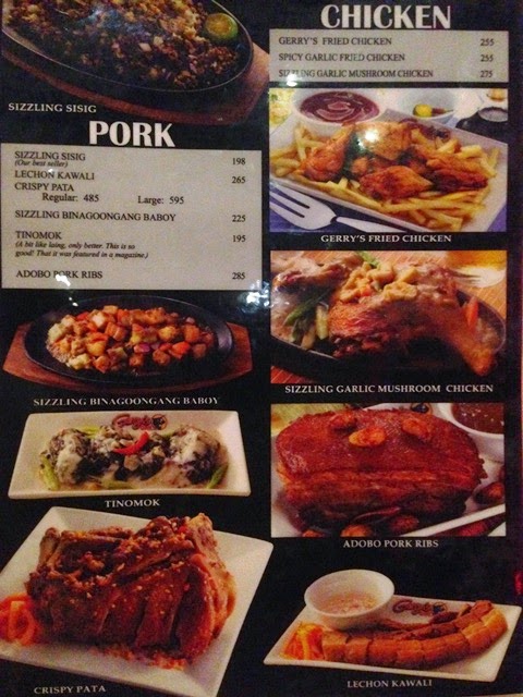 ERICJAZ FOODIES: GERRY'S GRILL RESTAURANT AND BAR