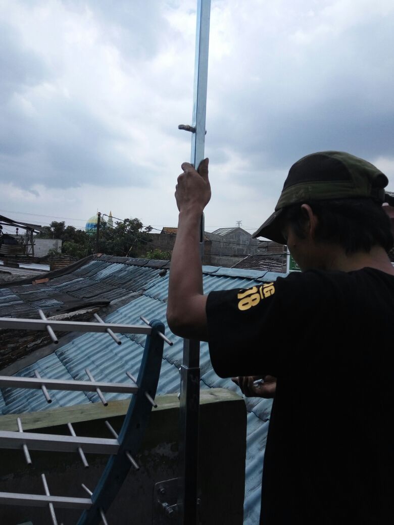 Usaha Sampingan: DIY Tiang antena tv outdoor & Bracket tembok Multi posisi
