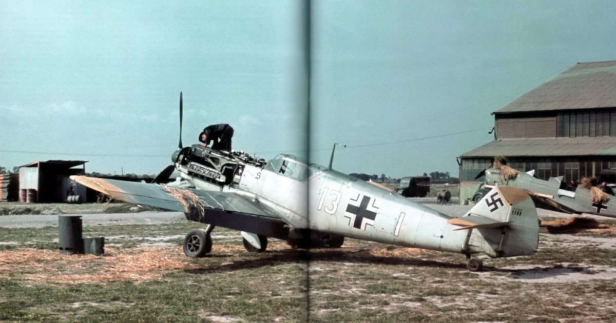 World War II in Color: Messerschmitt Bf 109 Flown by Leutnant Walter Blume