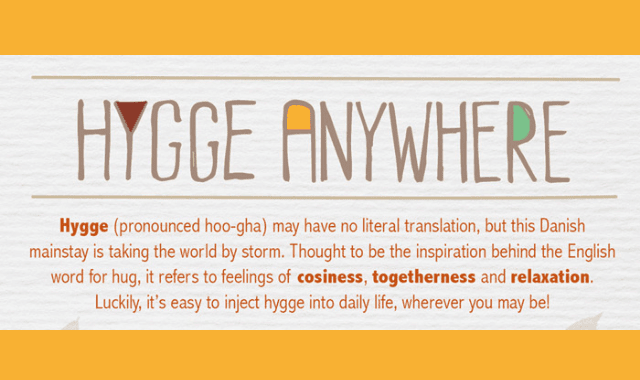 How to Hygge #Infographic - Visualistan