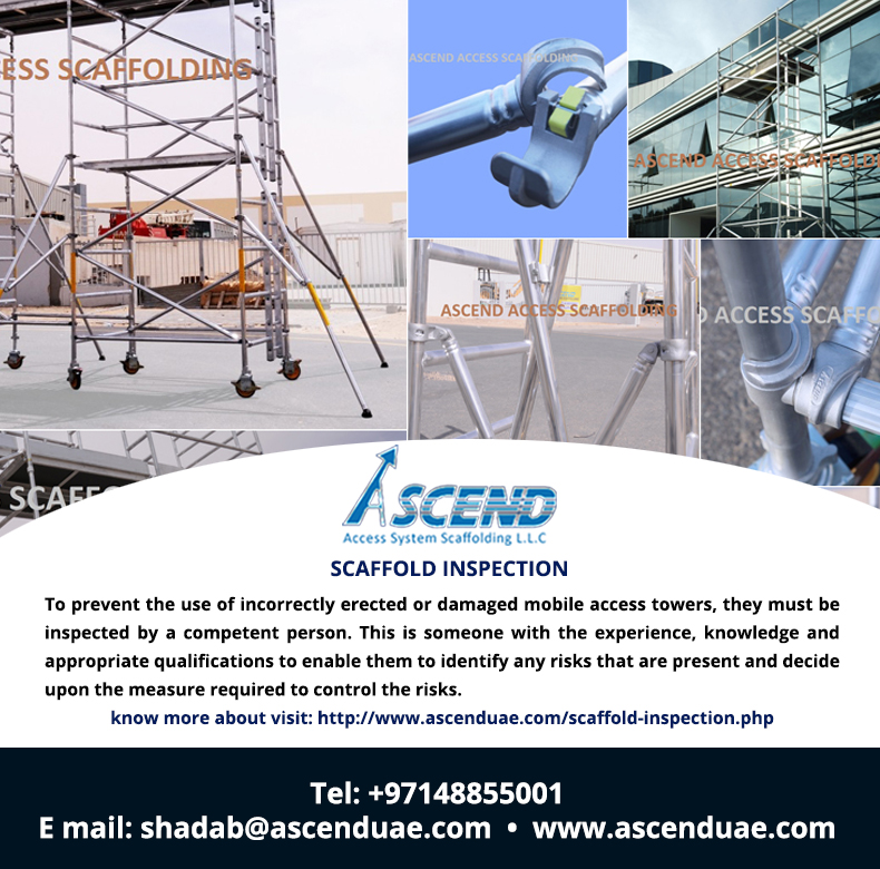 Welcome to Ascend Access System Scaffolding L.L.C: Scaffold Inspection