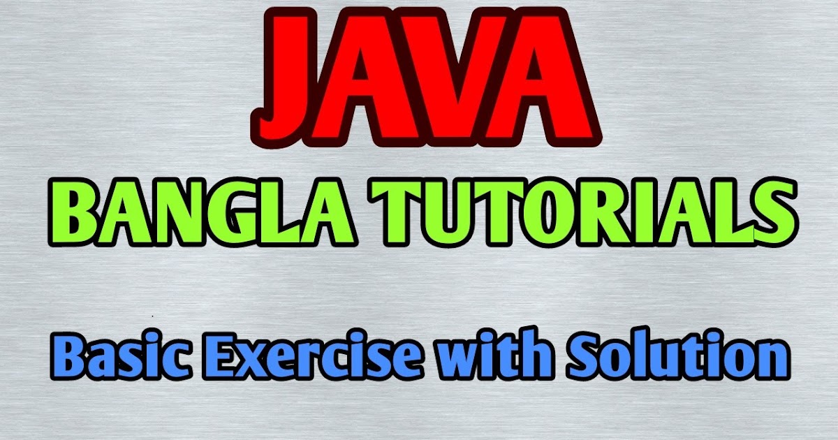Java Oop Exercises With Solutions 