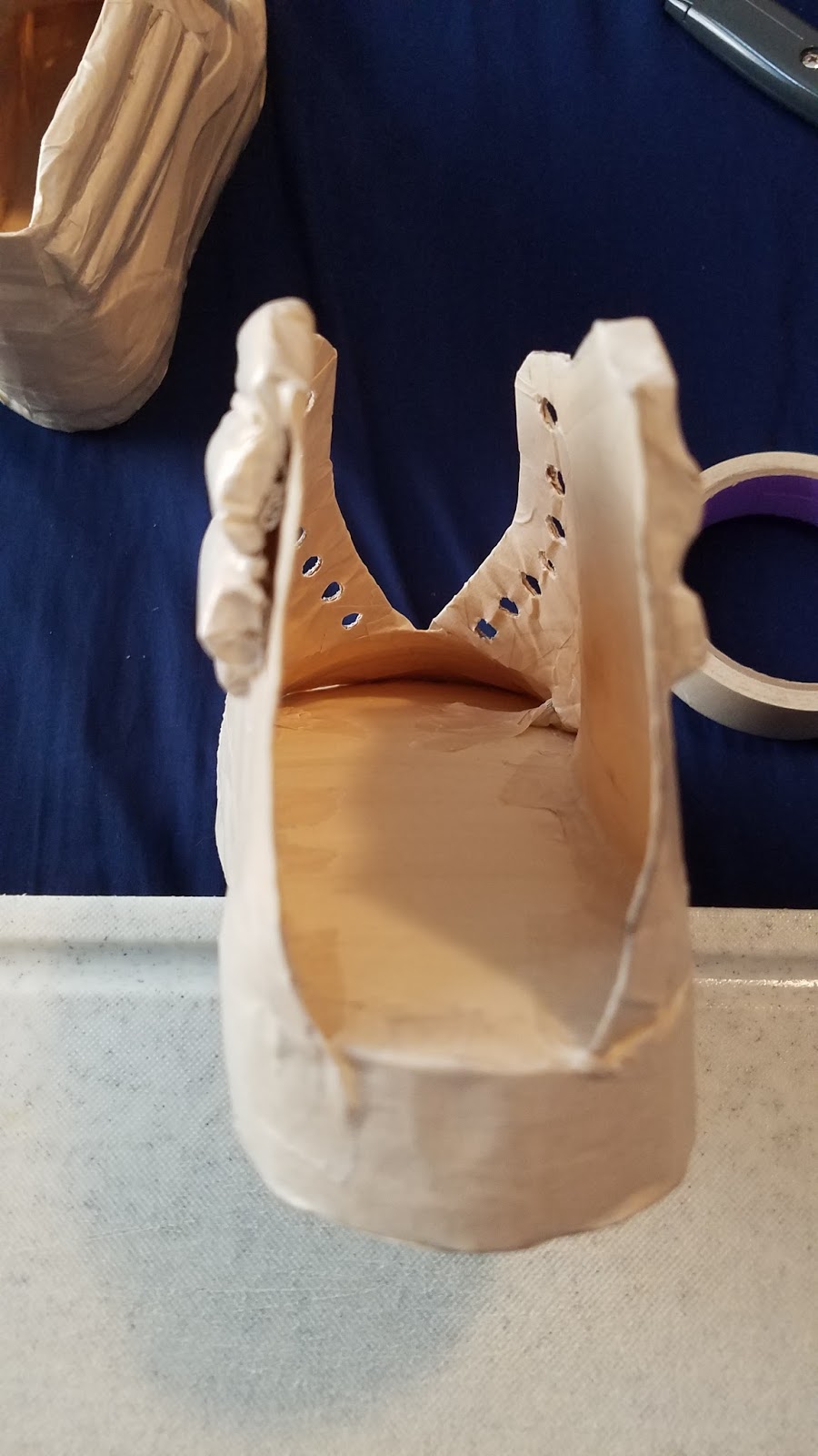 Rae Hull - 3D Art: Masking Tape Shoes