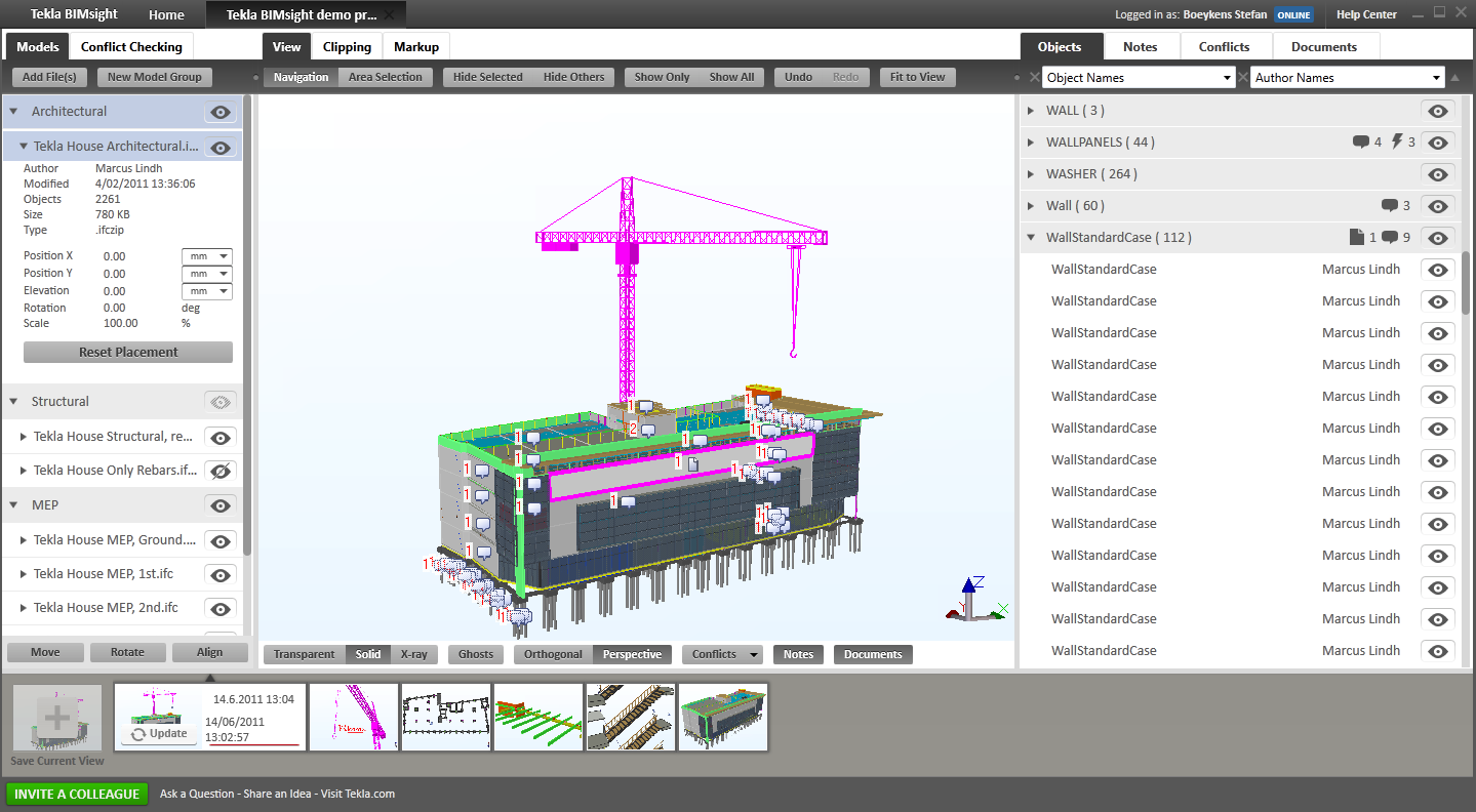 New release of Tekla BIMsight
