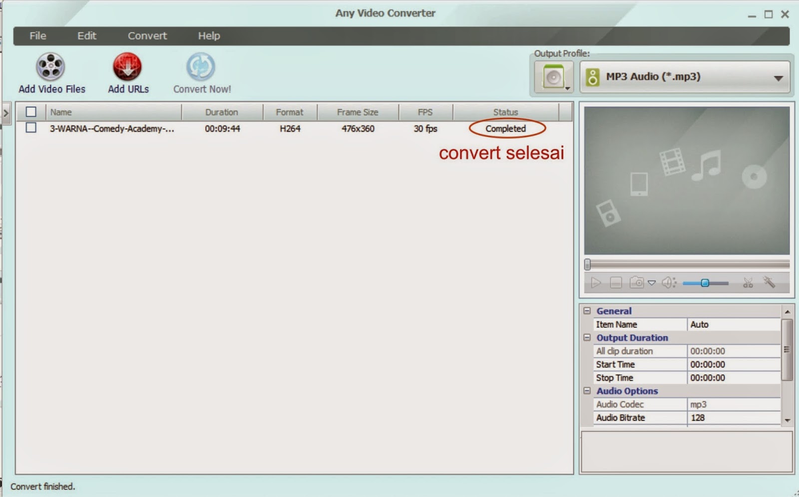 Cara Convert Video jadi MP3 ~ Tempat Tutorial
