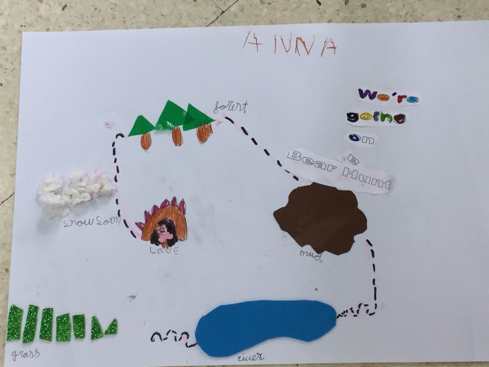 We're going on a Bear Hunt Story Map