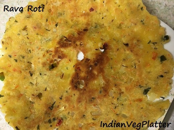 Easy, Tasty, Healthy: Rava Rotti / Sooji rotti / Semolina Rotti