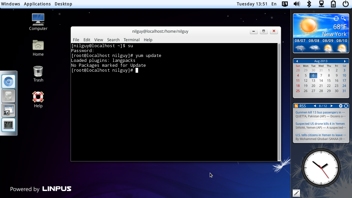 Darbar linux : Linpus Lite 1.9.3 review :Light ,elegant distro