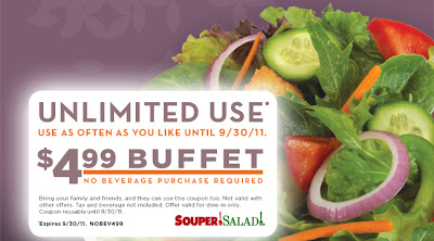 Fun Cheap or Free Coupons & Deals: Souper! Salad! coupon