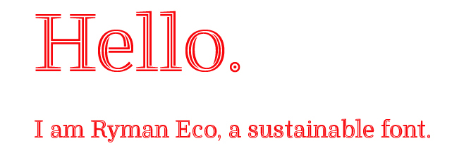 New sustainable font - Zero waste and sustainable living blog