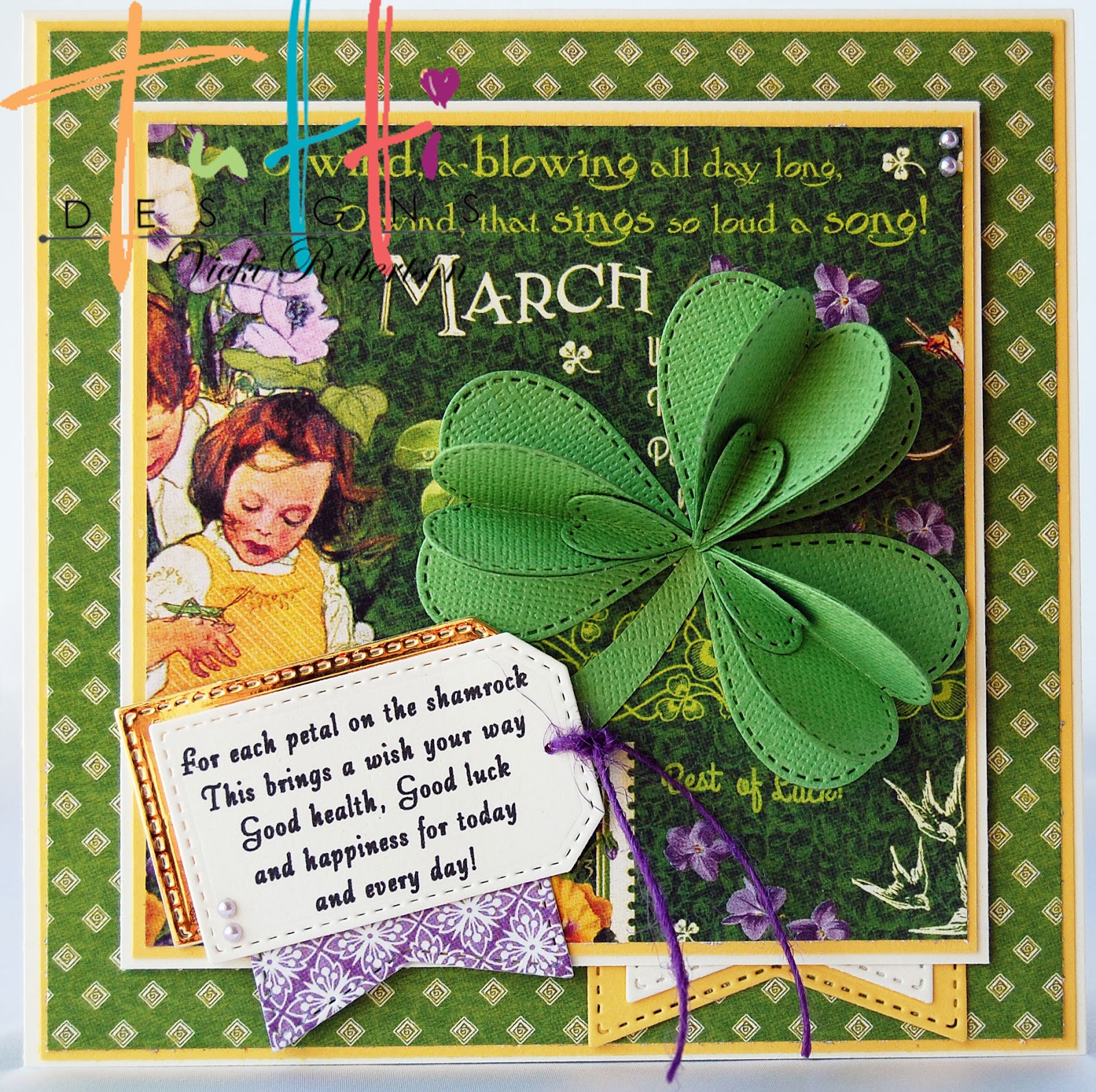 Tutti Designs: A Shamrock...Three Wishes!