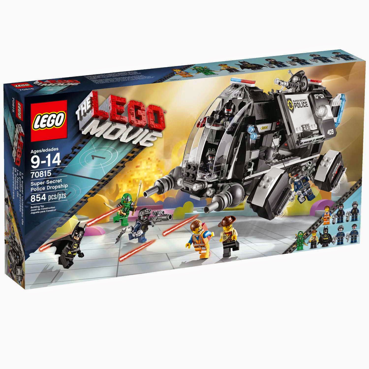 LEGO gosSIP: 050414 LEGO 70815 Super Secret Police Dropship box art and ...