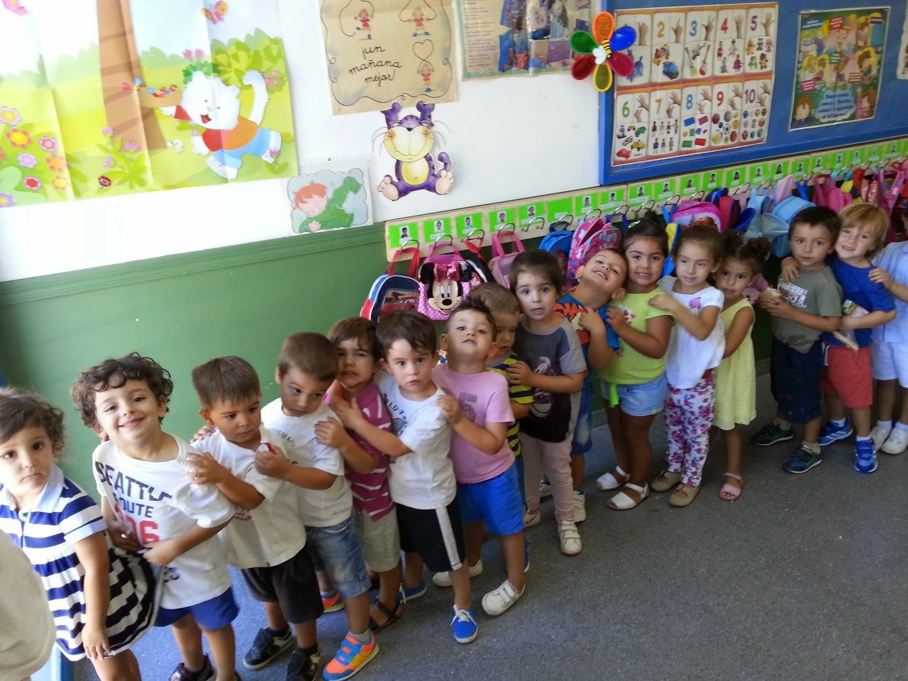 La clase de Diego: ENTRENANDO LA FILA