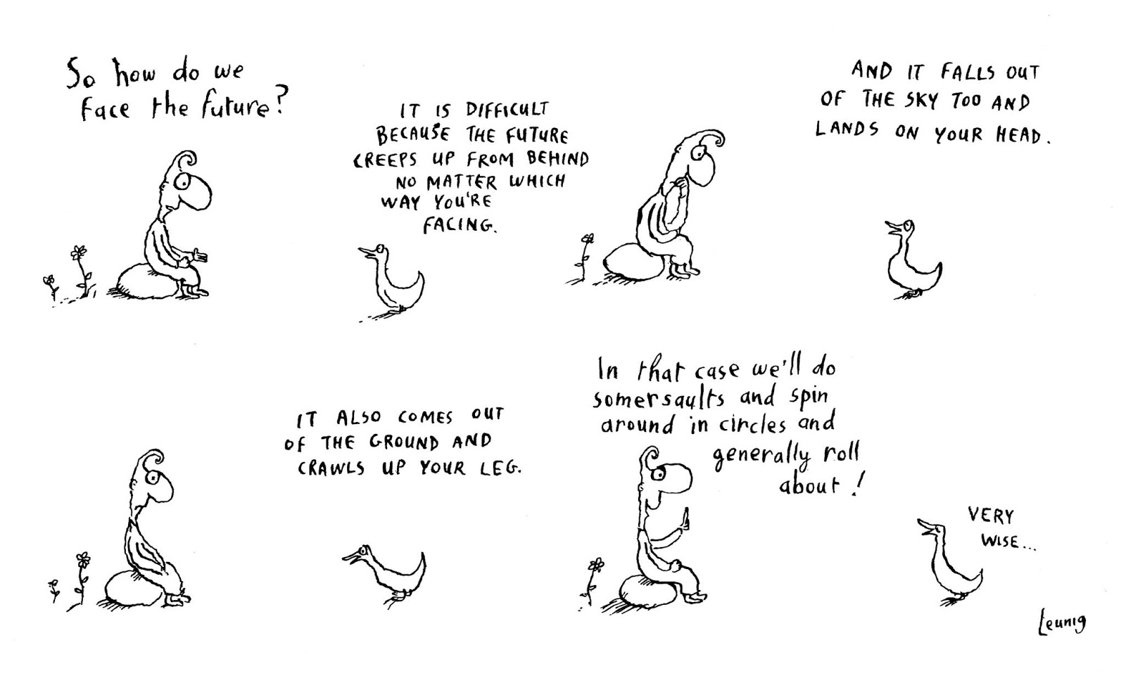 Musings from the Roost: Hodgepodge 333/365 - Cartoons (Michael Leunig)