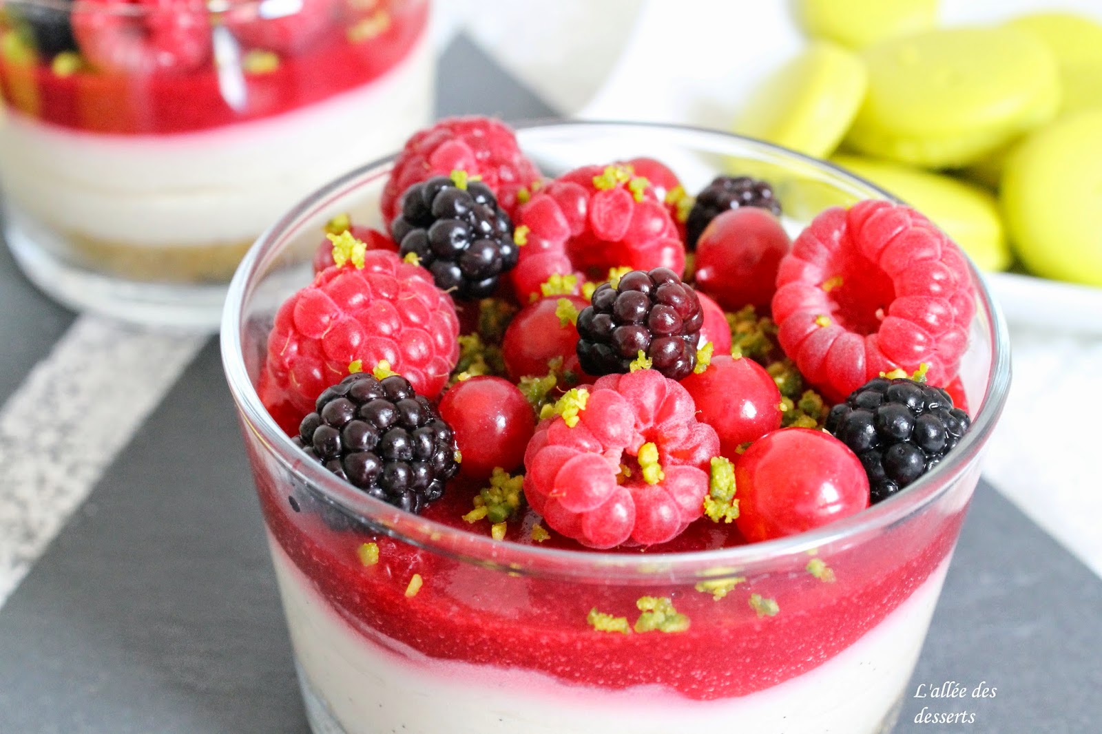 L'allée des desserts: Cheesecake aux fruits rouges