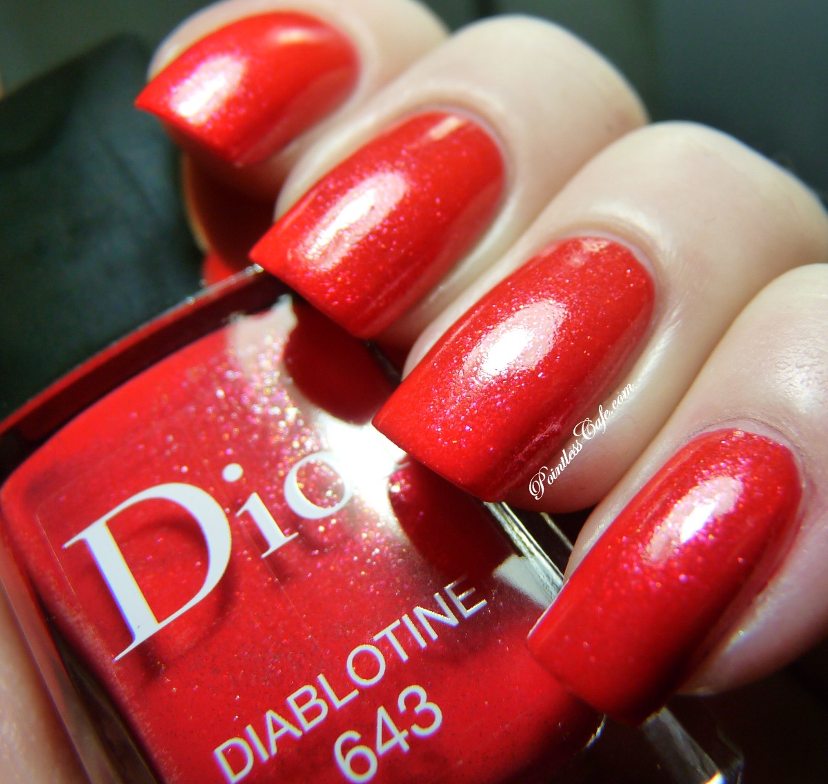 Dior Diablotine #643 - Swatches and Review | Pointless Cafe